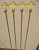 Processional Canopy Poles - Gold Plated